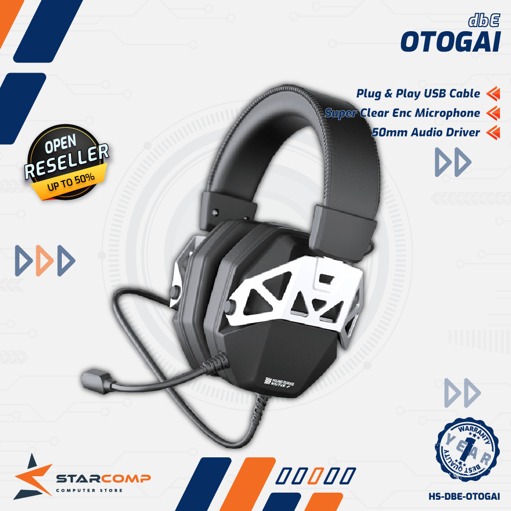 Jual dbE Otogai 7.1 Virtual Surround Gaming Headphone with ENC ...