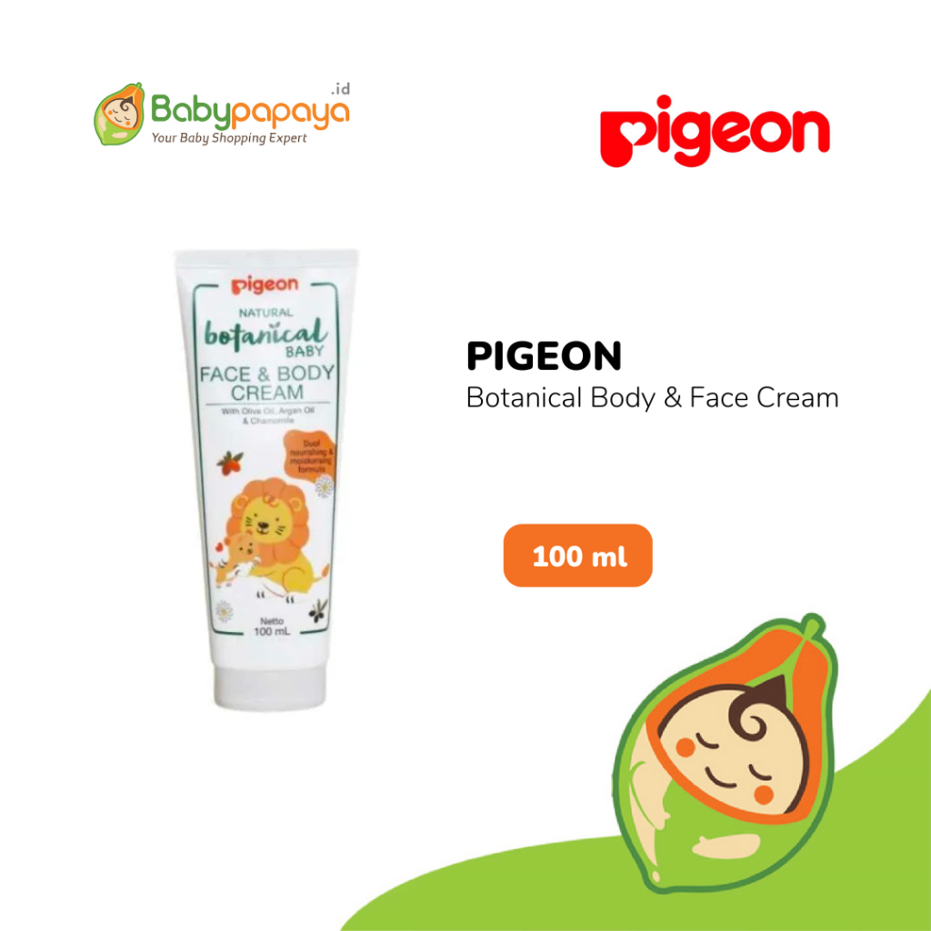 Jual PIGEON Botanical Body & Face Cream 100ML | Krim Bayi | Shopee ...