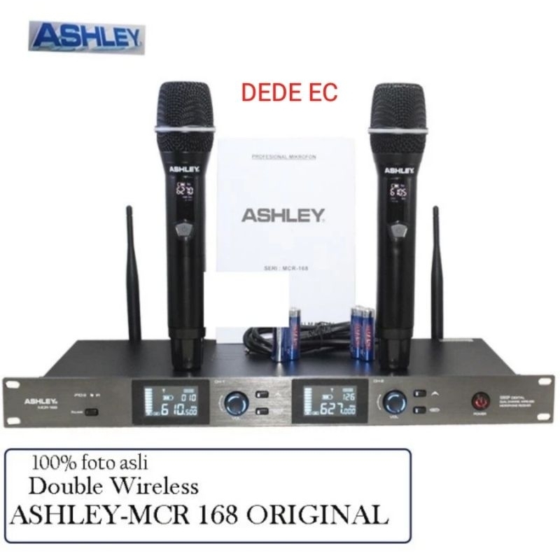 Jual MIC WIRELESS ASHLEY MCR 168 ORIGINAL MIC WIRELESS ASHLEY ANTI ...
