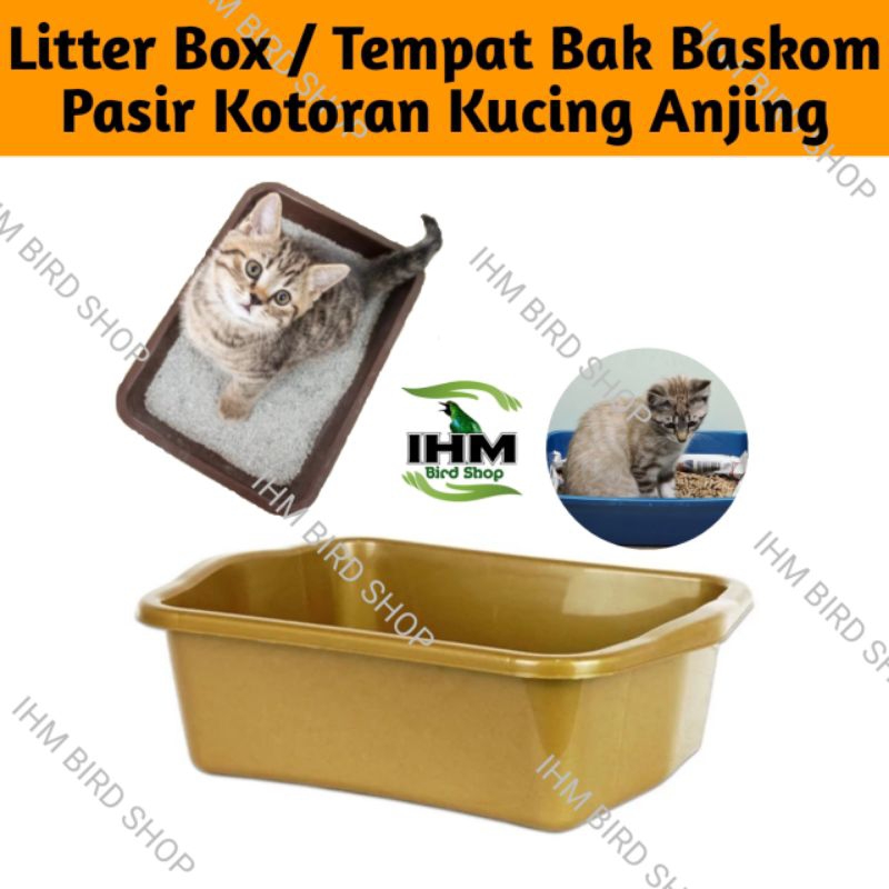 Jual Litter Box / Tempat Bak Baskom Pasir Kotoran Poop Hewan Anjing ...