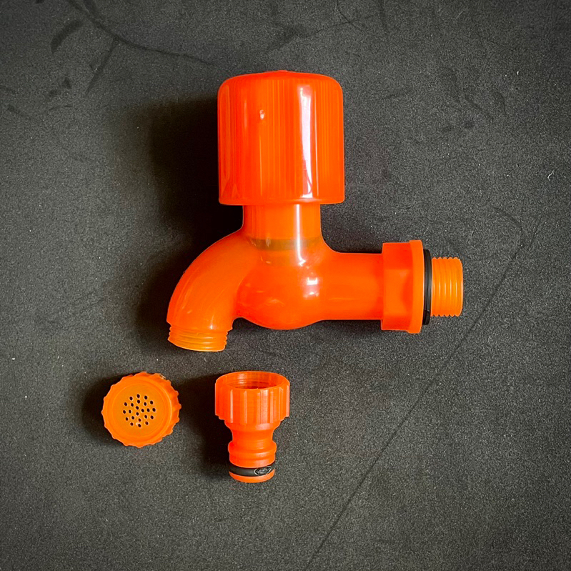 Jual kran pvc 1/2 / kran tembok pvc / kran taman pvc | Shopee Indonesia