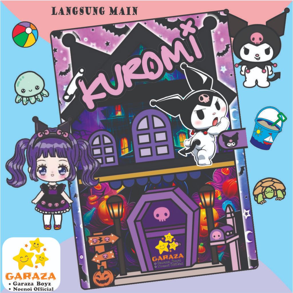 Jual PAPERDOLL Edisi Kuromi Buku mainan edukatif anak | Shopee Indonesia