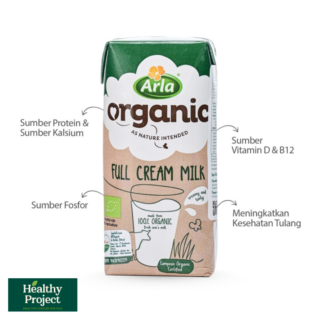 Jual Judul : Arla - Organic Full Cream Milk UHT 200 ml (Susu Organik ...