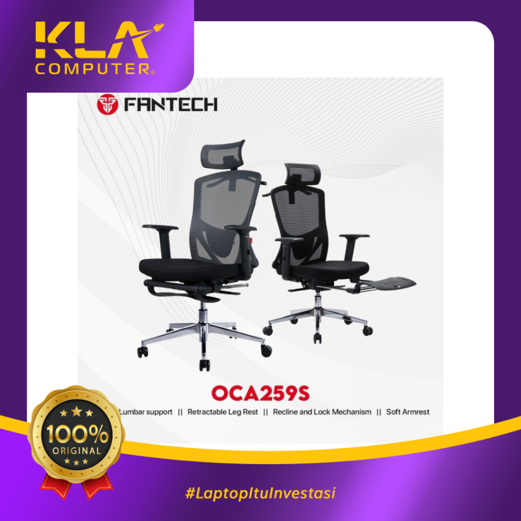 Jual FANTECH OCA259S OC-A259S Kursi Kantor Kerja Premium Office Chair ...