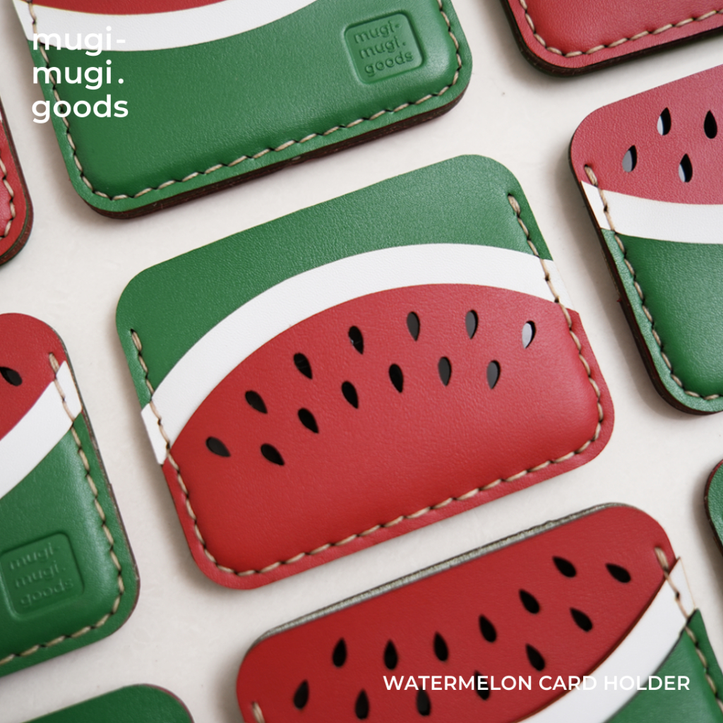 Jual mugi mugi goods | Watermelon Card Holder | Dompet Kartu Kulit Pria ...