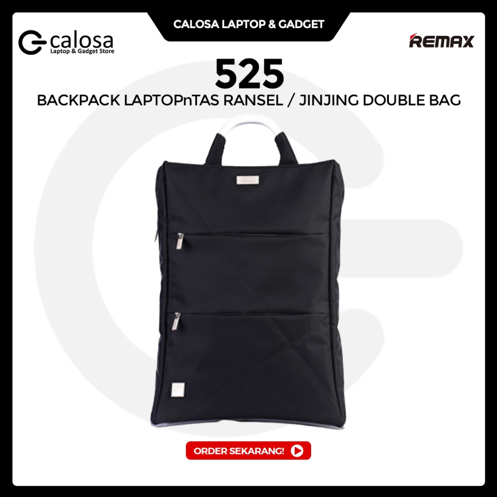 Jual BACKPACK LAPTOP REMAX 525 TAS RANSEL / JINJING DOUBLE BAG NOTEBOOK ...