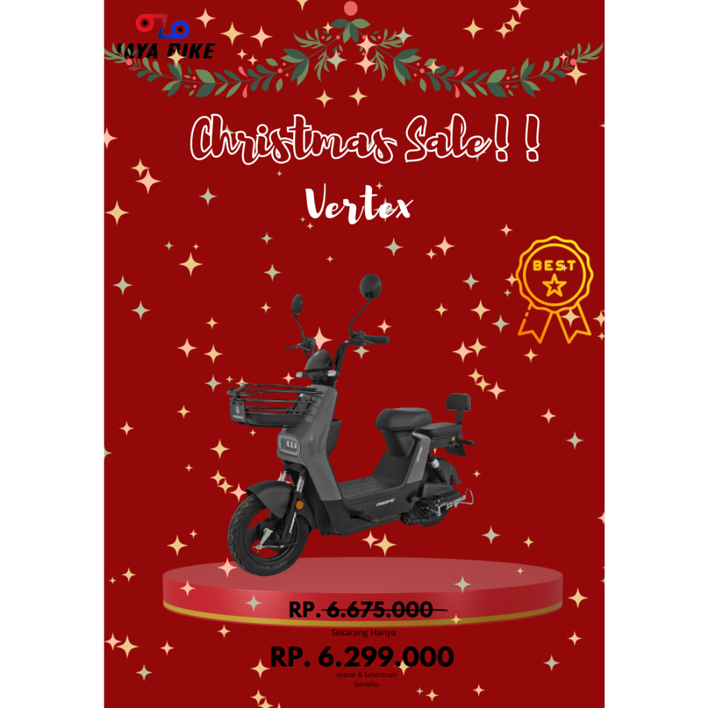 Jual Sepeda Listrik Pacific VERTEX E-BIKE | Shopee Indonesia