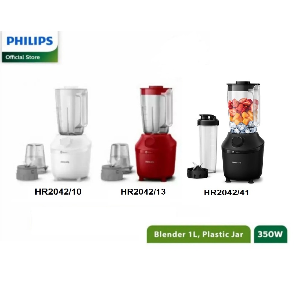 Jual Philips Blender 1L Plastik HR2042 HR 2042 290 watt Garansi resmi ...