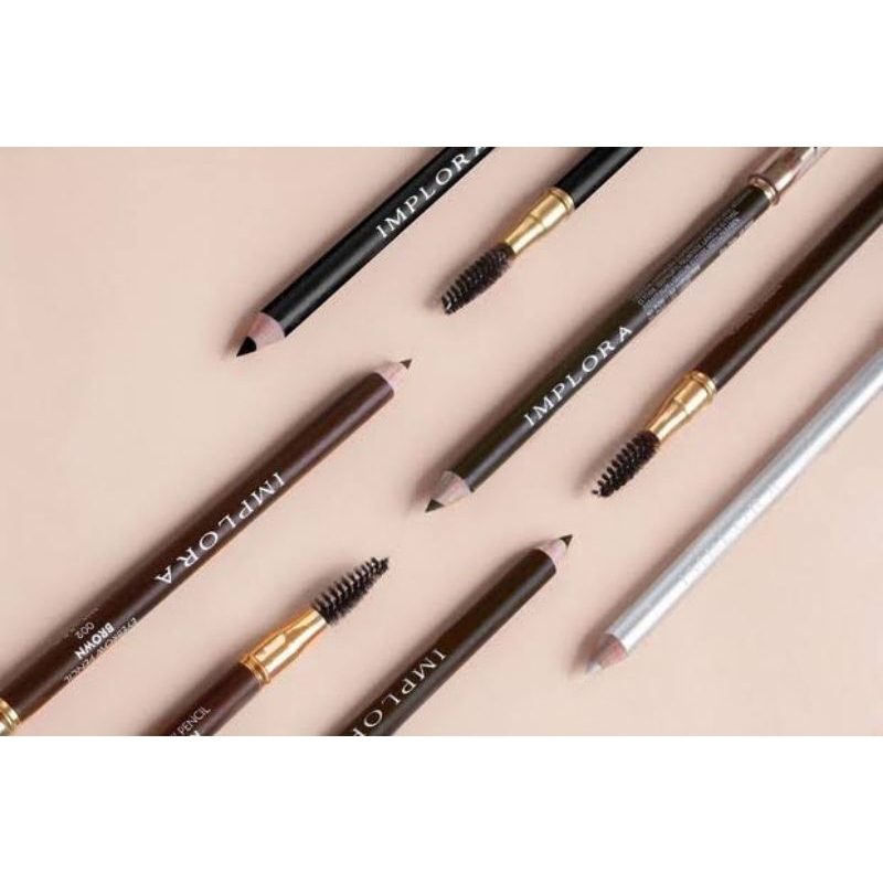 Jual Implora Eyebrow Pencil 2 in 1 (Pencil + Serutan + Sisir) Original ...