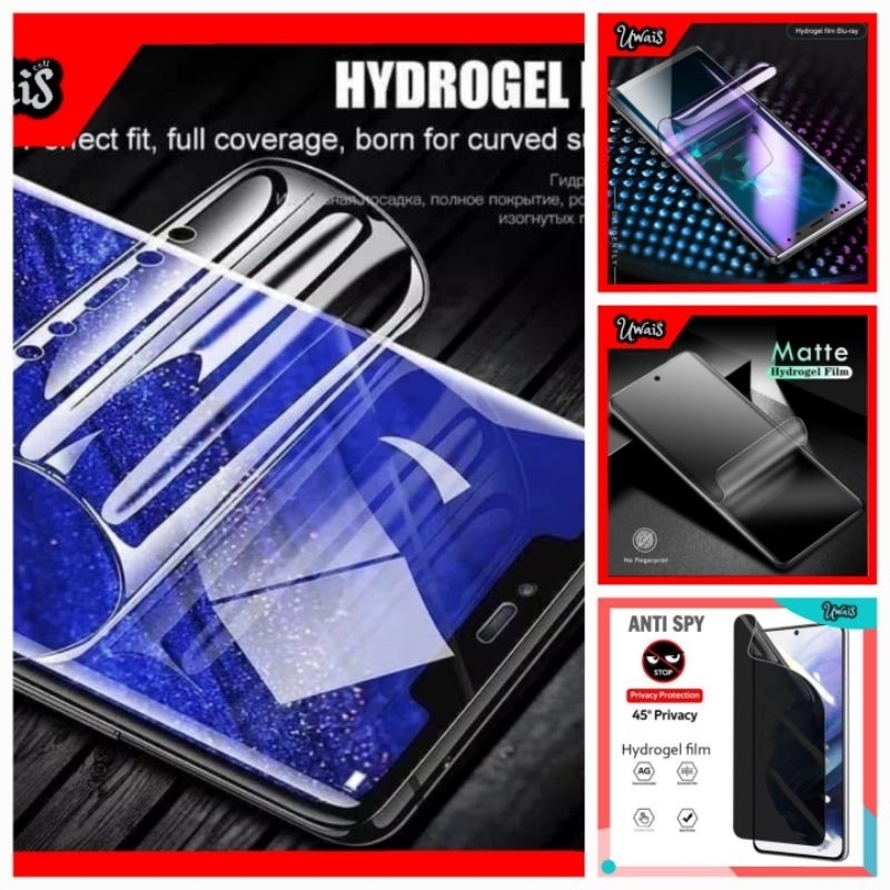 Jual Hydrogel pelindung layar hp clear blue matte antispy privasi ready semua tipe lengkap ...