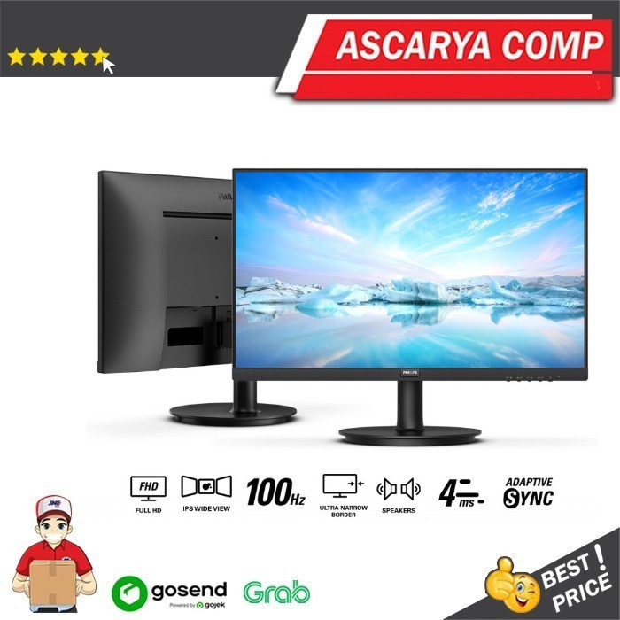 Jual Monitor Philips 241V8B 24" IPS 100Hz VGA HDMI VESA 100x100mm ...