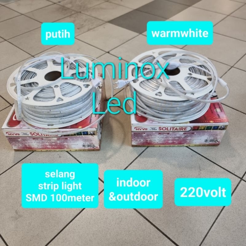 Jual selang led 2835 smd 100meter 100m / strip light ceiling plafon ...