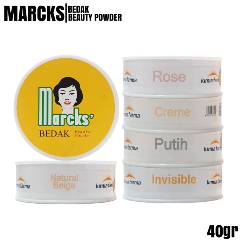 Jual Bedak Tabur Marcks Beauty / Marcks Bedak Beauty Powder 40gr BPOM ...