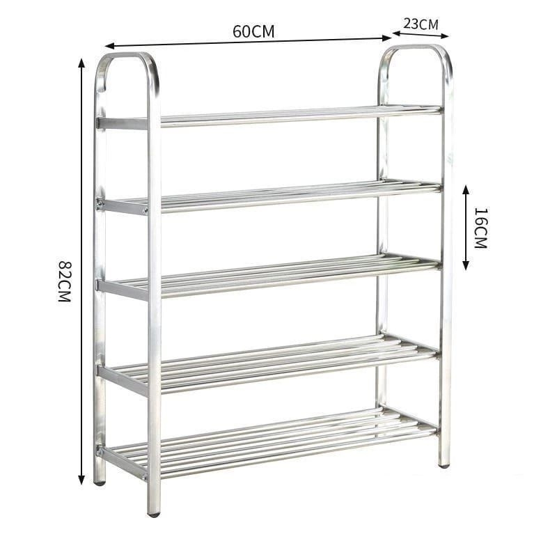 Jual Rak Sepatu Sendal Susun 5 Stainless Steel | Shopee Indonesia