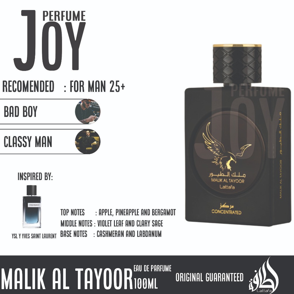 Jual Parfume Arab Malik Al Tayoor By Lattafa Original Dubai EDP 100ml ...