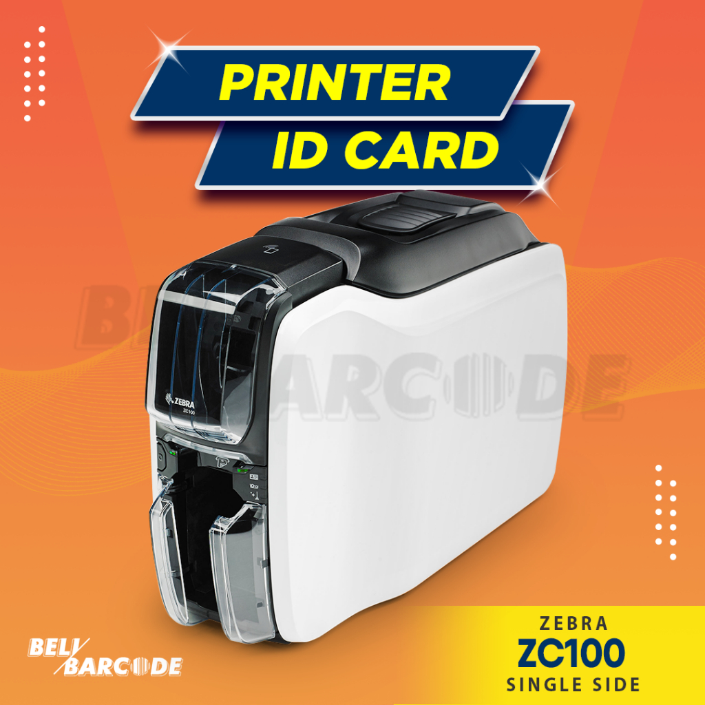 Jual Printer Cetak Kartu Zebra ZC 100 Single Side 300 DPI | Shopee Indonesia