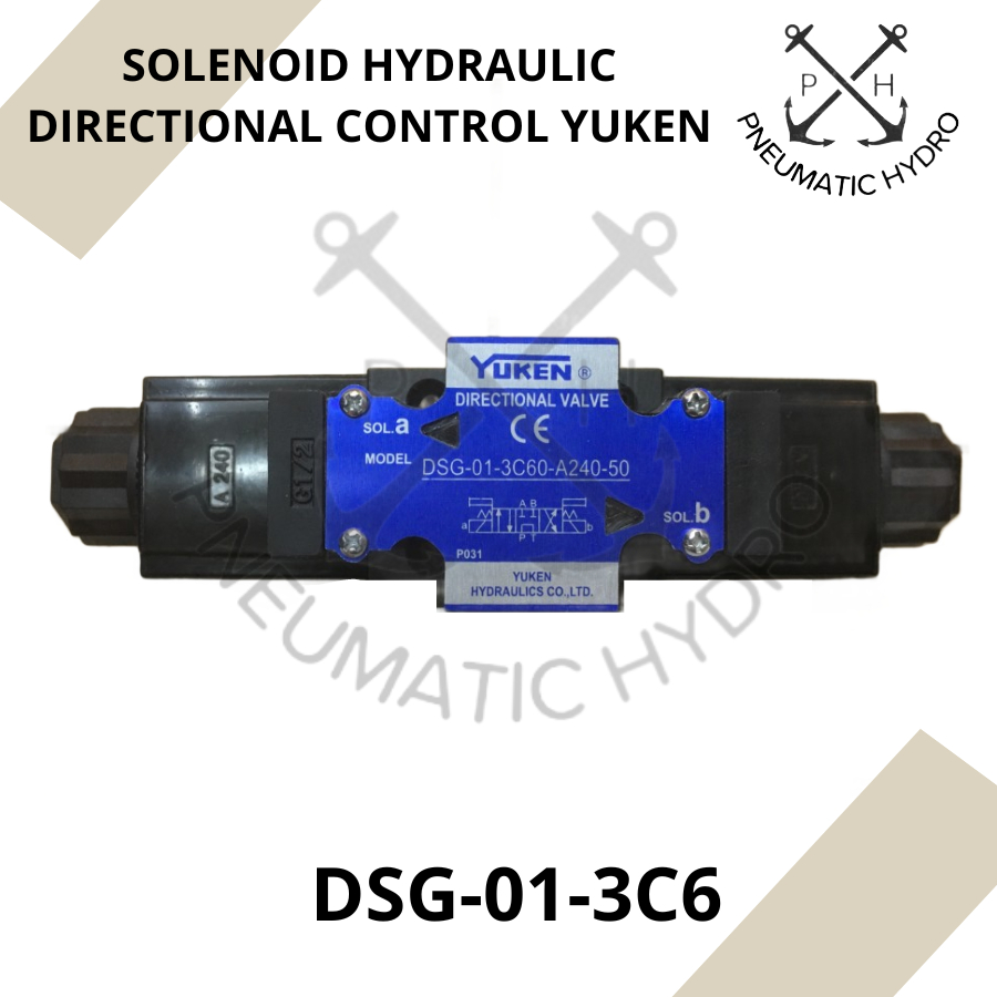 Jual YUKEN HYDRAULIC SOLENOID VALVE DSG-01-3C6 | Shopee Indonesia
