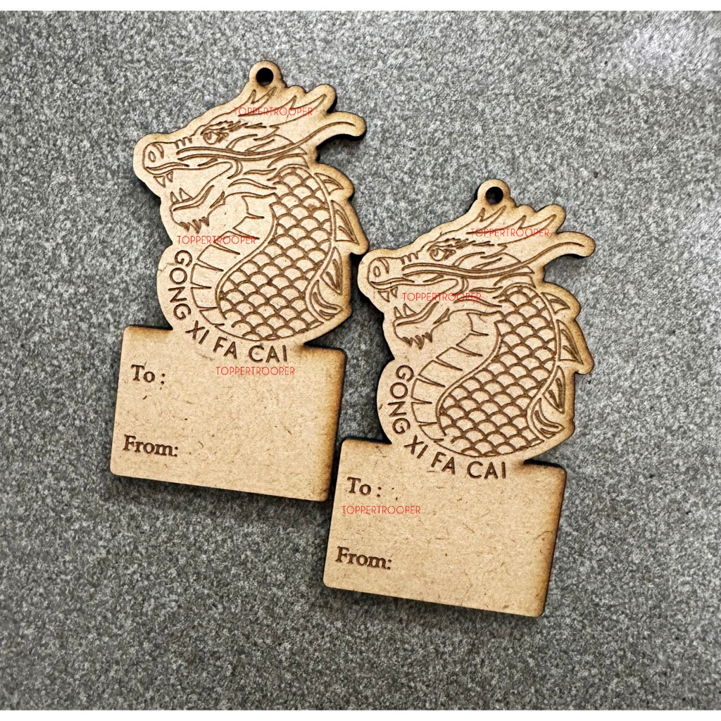 Jual Hang Tag Imlek Kayu | Tag Ucapan CNY Gong XI Fa Cai | Kartu Sincia ...