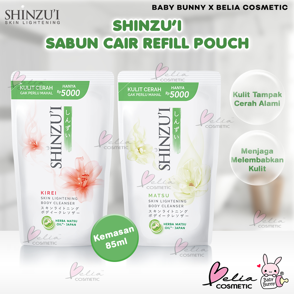 Jual BELIA SHINZUI Skin Lightening Body Cleanser 85 mL | Kemasan ...