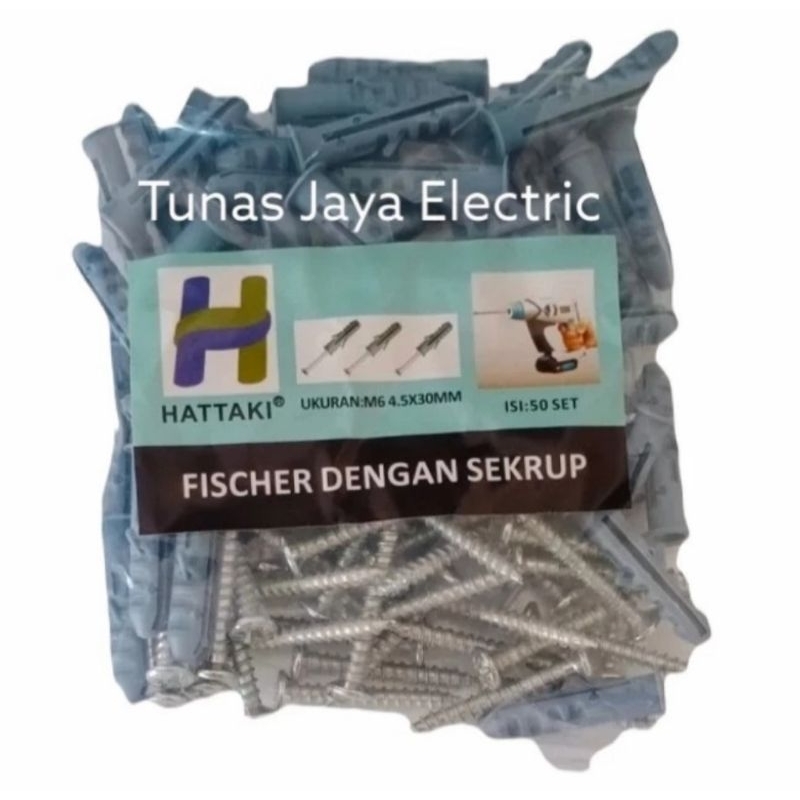Jual Fisher S6 + Sekrup (Per pack isi 50 set) | Shopee Indonesia