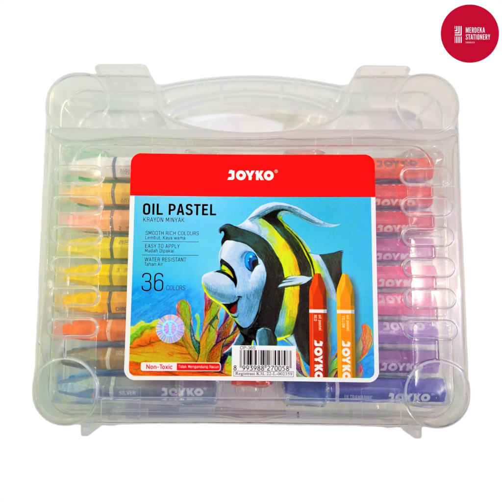 Jual Crayon/Krayon/Alat Warna 36 Warna /Colours/Colors Titi/Joyko Oil ...