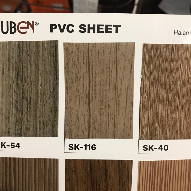 Jual Huben Sheet SK-116 / Taco Sheet / Huben Sheet / Pvc Sheet Pelapis ...