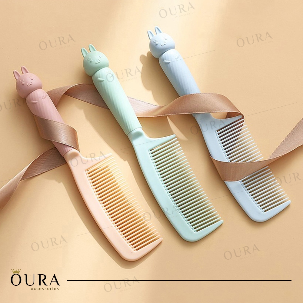 Jual Sisir Rambut Anak Dewasa Karakter Kelinci Bunny Lucu Hair Comb ...