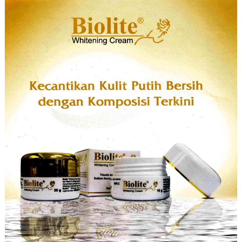 Jual Biolite Whitening Cream 30gram (Cream malam dan pagi ) | Shopee ...