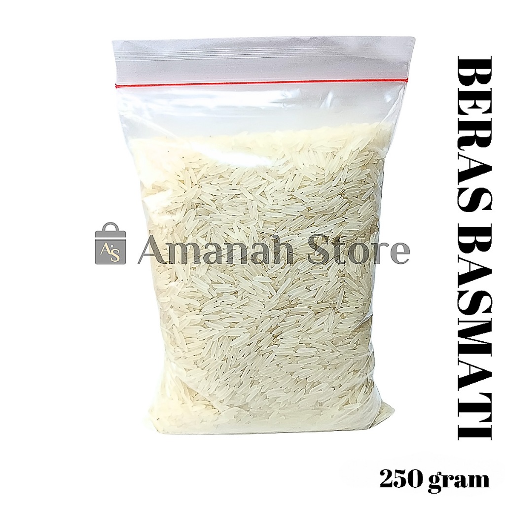 Jual Beras Basmati Premium Grade Beras India 250 gram | Shopee Indonesia