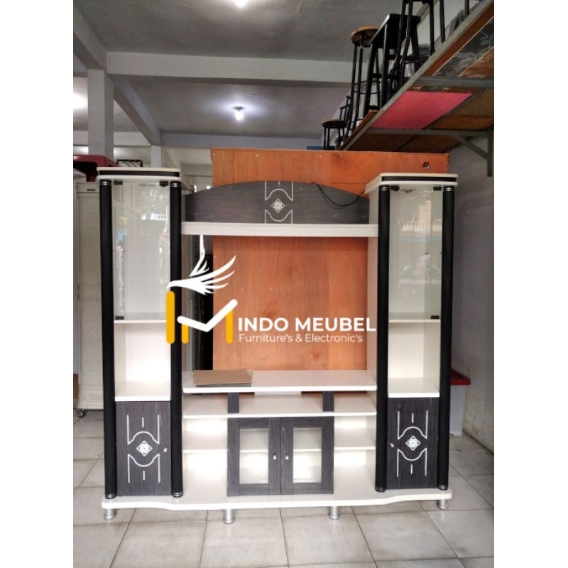 Jual LEMARI BUFFET TV UKURAN 180CM SOFT BOARD | Shopee Indonesia