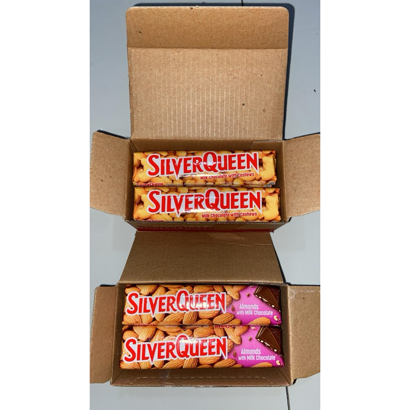 Jual SILVER QUEEN 25gr isi 10pcs | Shopee Indonesia