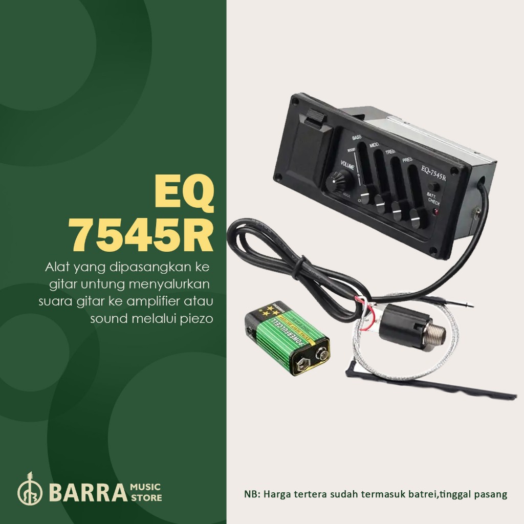 Jual Harga Grosir Equalizer Preamp 7545r Pickup Gitar | Shopee Indonesia