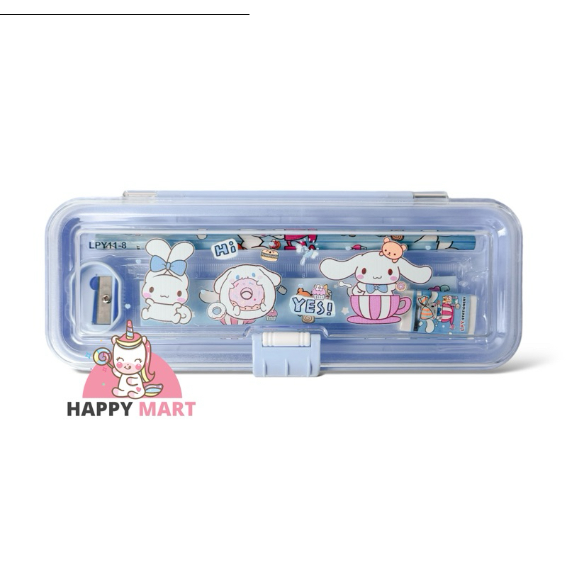 Jual kotak pensil set KLIP motif sanrio kuromi / melody / cinnamoroll | Shopee Indonesia