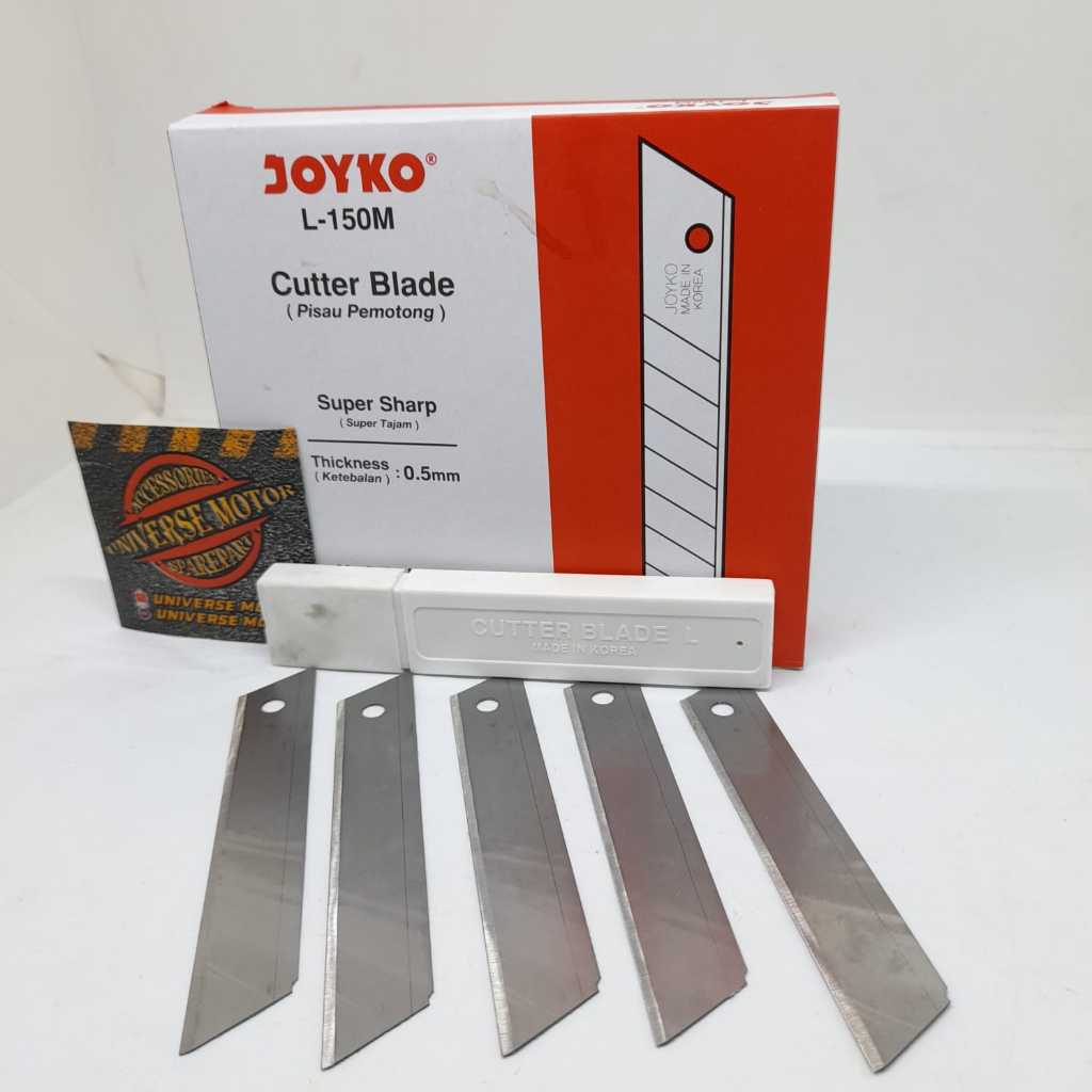 Jual DEFECT SALE ISI CUTTER SILET BLADE BESAR JOYKO L 150M 1BOX ISI 5 PCS | Shopee Indonesia