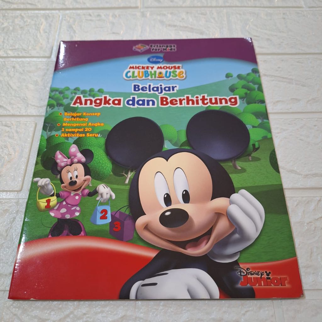 Jual Belajar angka dan berhitung disney mickey mouse clubhouse buku ...