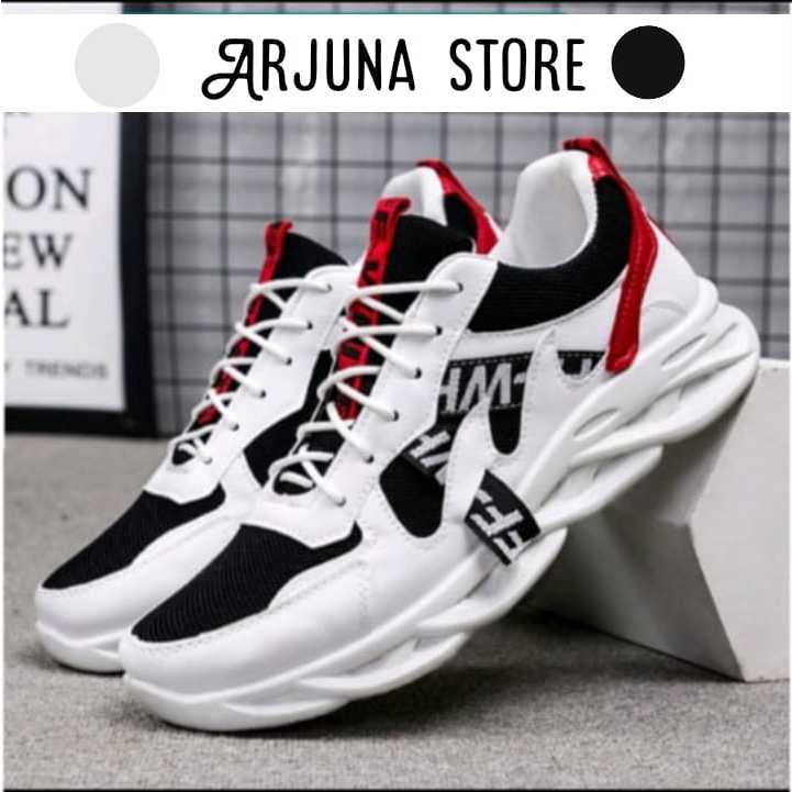 Jual AJN Sepatu sneakers pria yezzy off Sepatu sekolah Sepatu olahraga ...