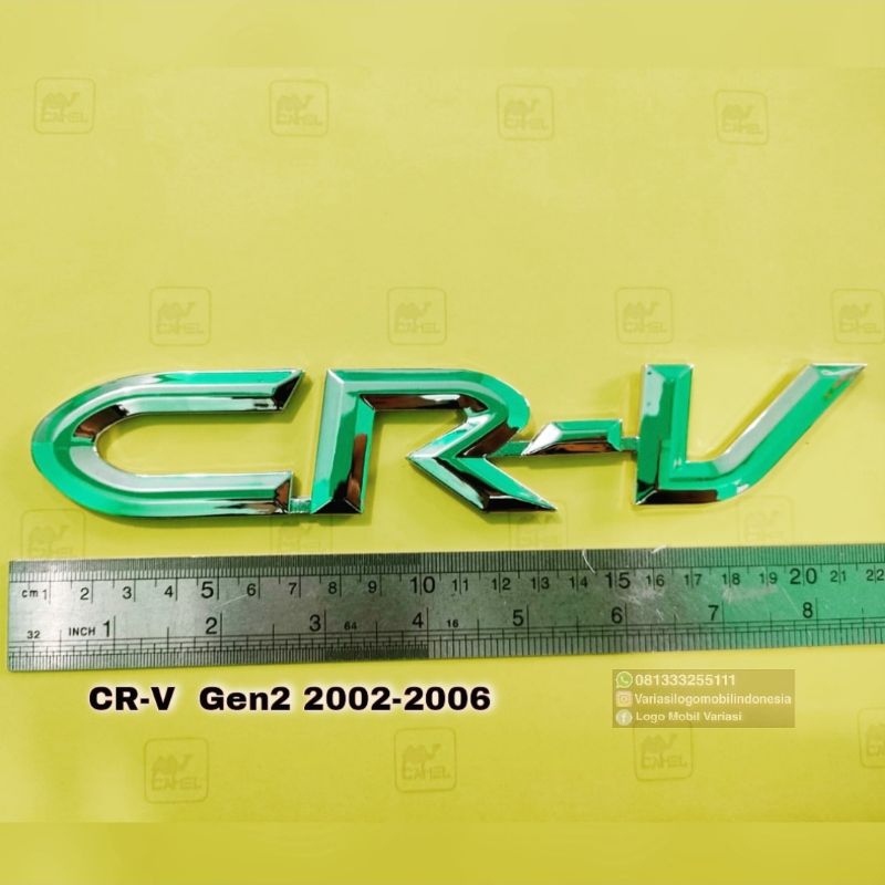Jual Emblem logo honda crv cr-v gen2 g2 ukuran original bagasi tahun ...