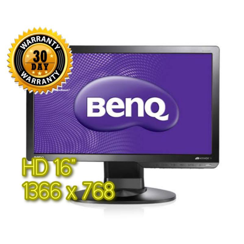 Jual LCD Monitor Komputer Pc BenQ 16inch wide G610HDA | Shopee Indonesia
