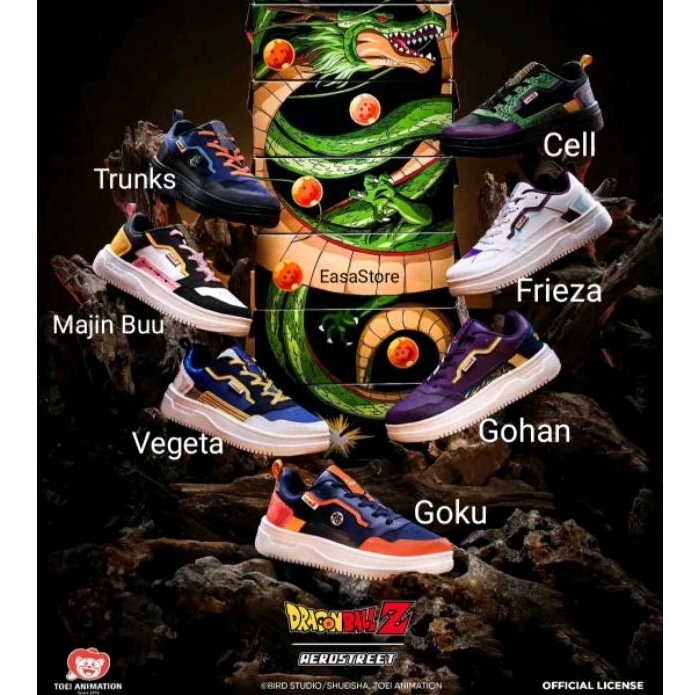 Jual Aerostreet 2D Change Color Wonderfull Nusantara Goku Frieza Gohan ...