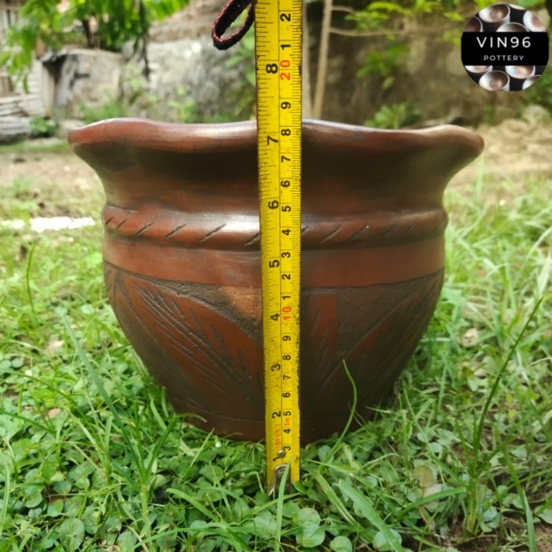 Jual Pot lekuk gerabah tanah liat | Shopee Indonesia