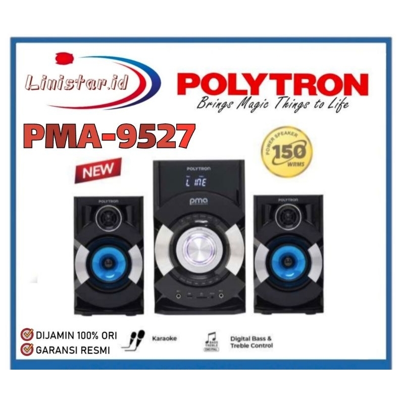 Jual POLYTRON PMA 9527/SPEAKER BLUETOOTH POLYTRON PMA9527/PMA 9527/POLYTRON MULTIMEDIA speaker ...
