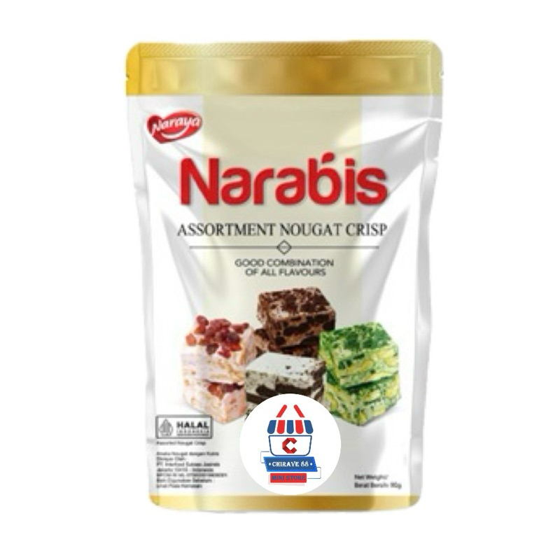 Jual Naraya Narabis Nougat Crisp All Variants 90g | Shopee Indonesia