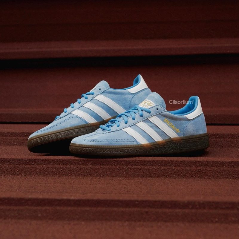 Jual Adidas Originals Handball Spezial Light Blue / Ice Blue | Shopee ...
