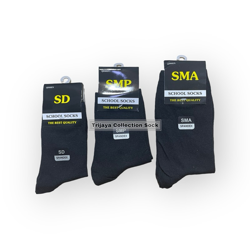 Jual Kaos Kaki Anak Sekolah SD SMP SMA Hitam Polos Computer | Shopee ...