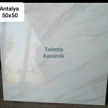 Jual Garansi 1 Keramik 5x5 GLOSSY Putih Motif Antalya Grey Kw2 | Shopee Indonesia
