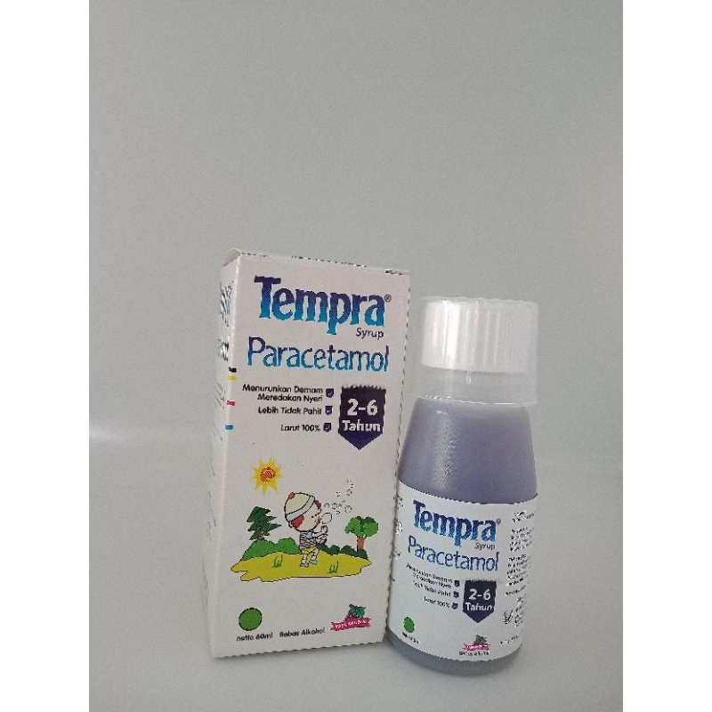 Jual TEMPRA sirup 60 ml untuk anak umur 2-6 tahun | Shopee Indonesia