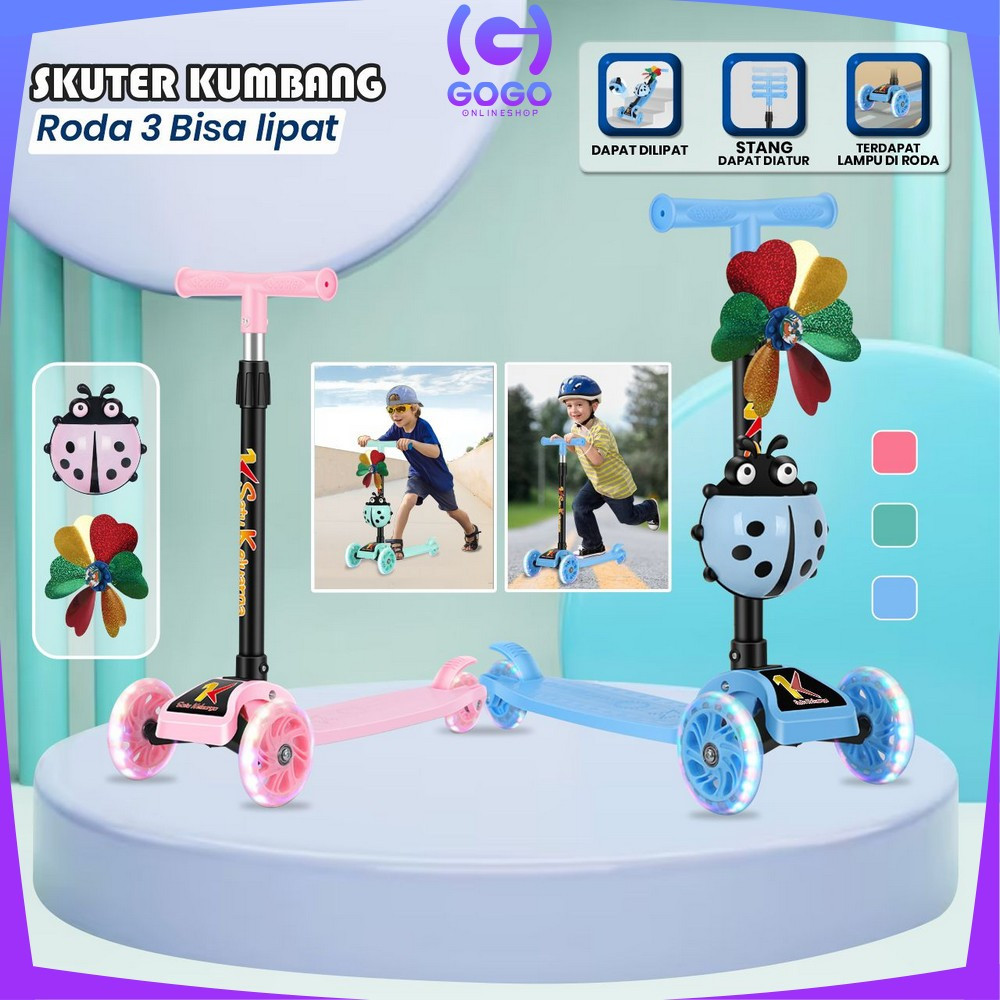 Jual GOGO-M95 Mainan Otopet Scooter Anak Otoped Kumbang Skuter Anak ...
