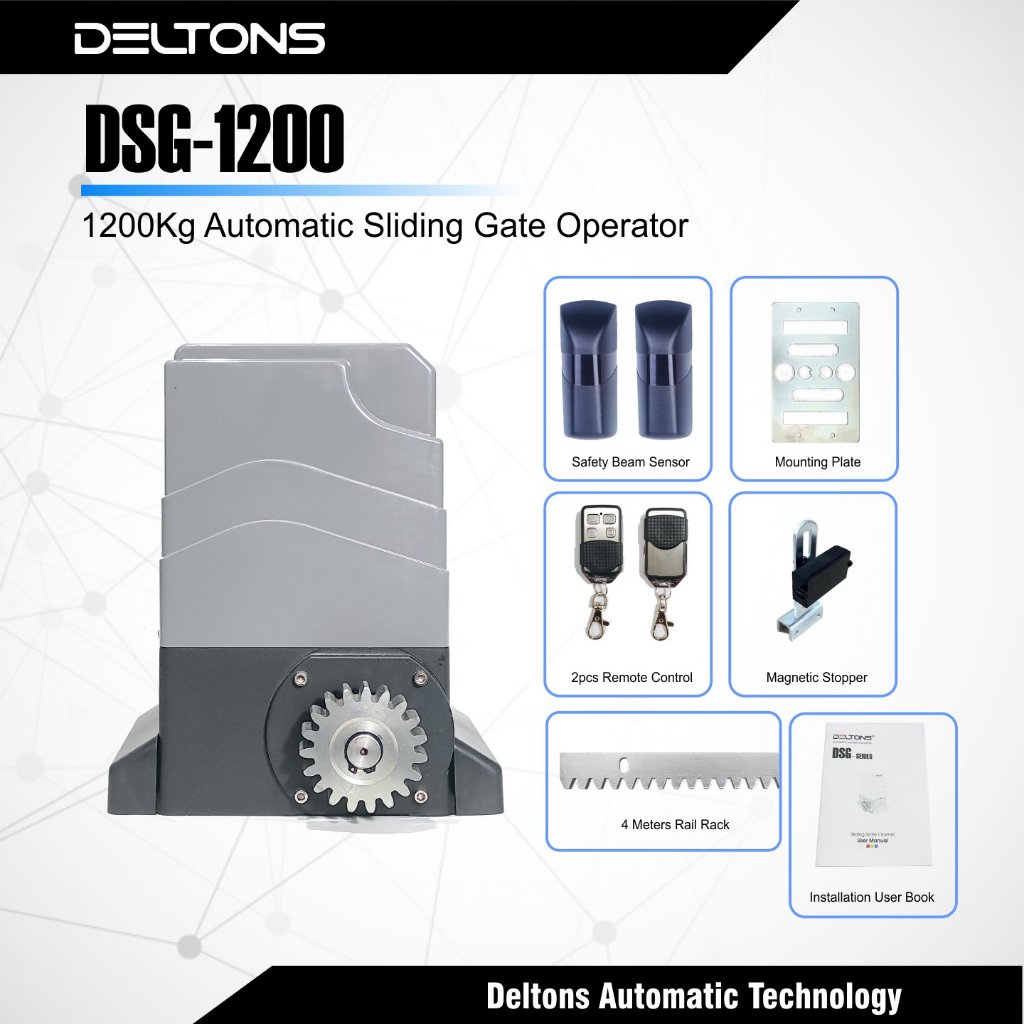 Jual Automatic Sliding Gate 1200Kg Mesin Otomatis Gerbang Pagar ...