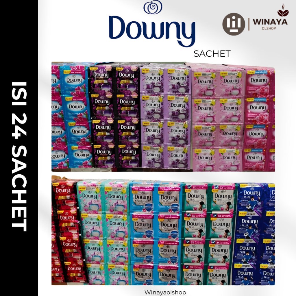Jual Semua Varian Downy Sachet softener Isi 24 Sachet Promo Termurah ...