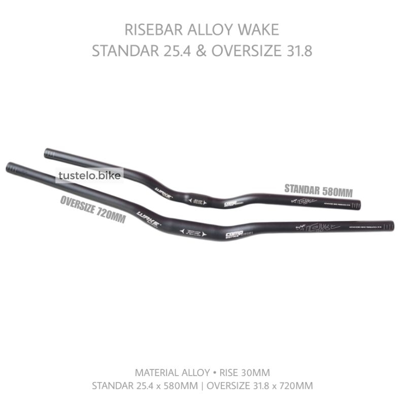 Jual Stang Wake Risebar Handlebar Rise Bar Standar Fixie Commuter MTB ...